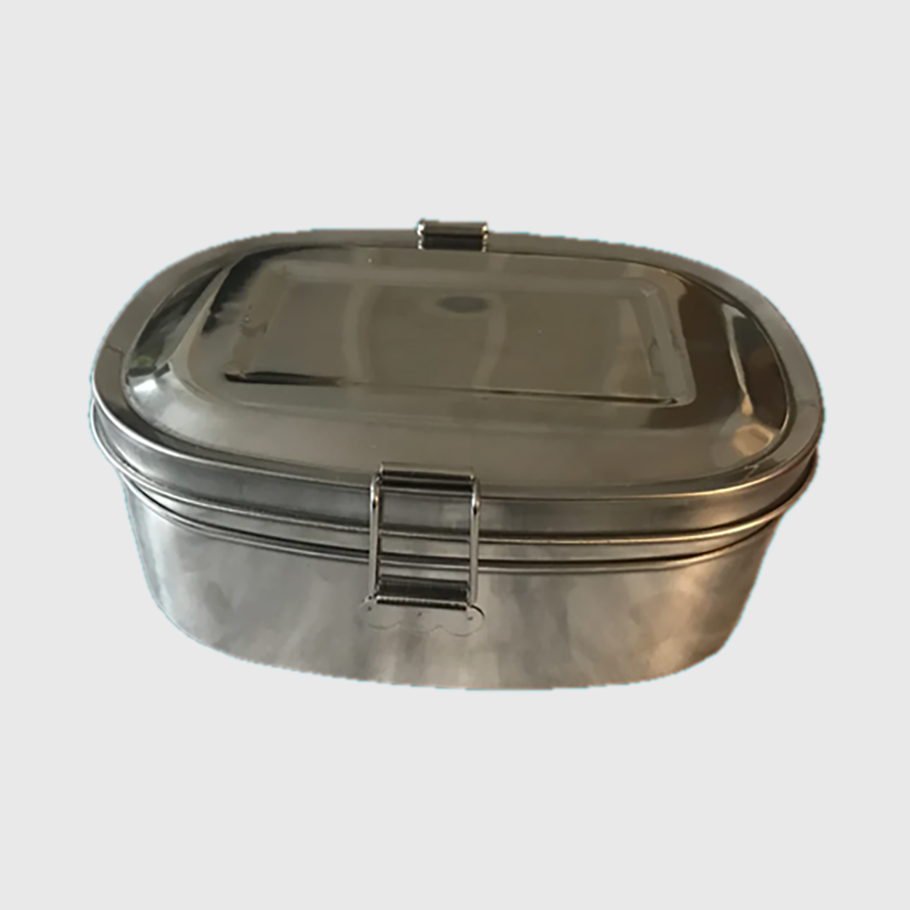 Medium stainless steel lunch box – Agriculture du Coin